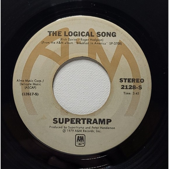 A&M | Media | Supertramp 45 The Logical Song Just Another Nervous Wreck On Am Vg Rock | Poshmark